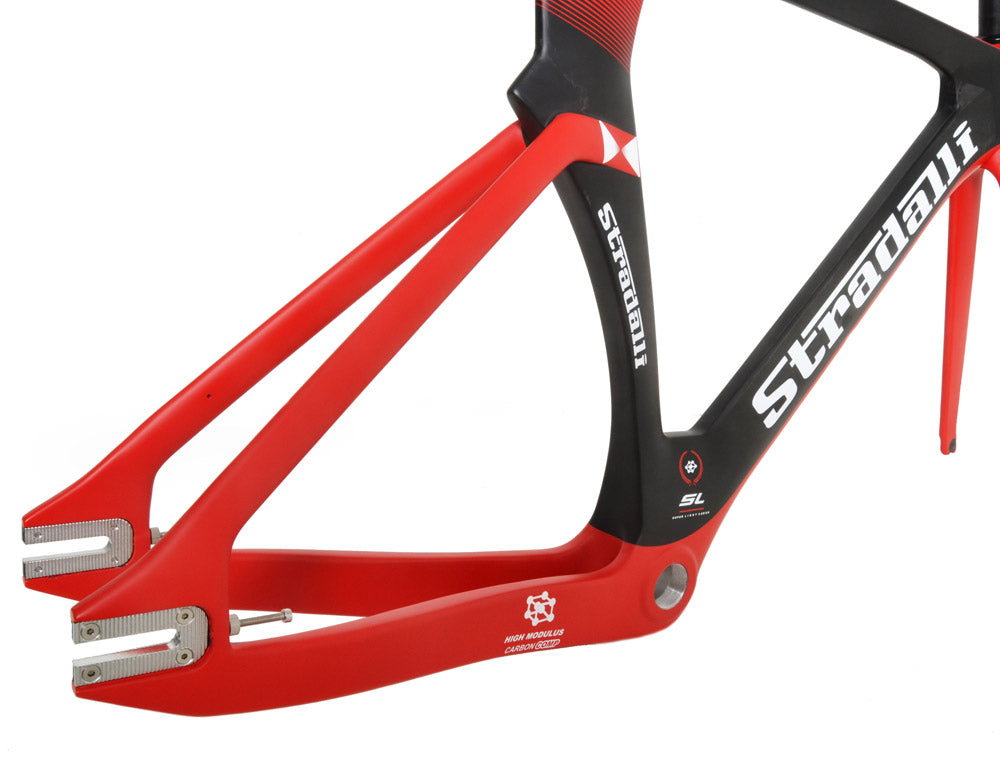 SL-16 Pro Full Carbon Track Frameset Red – Stradalli